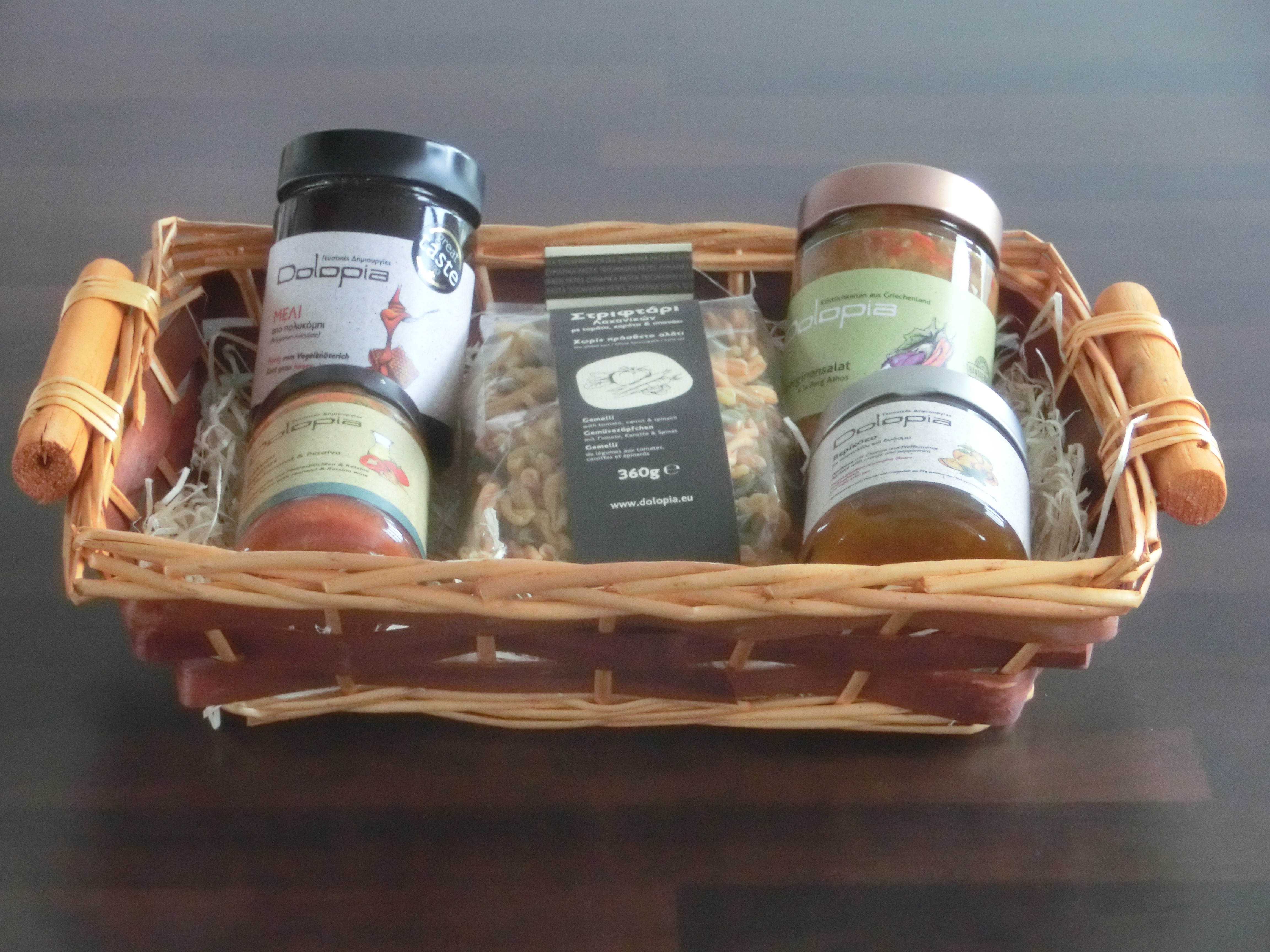 Geschenkkorb Griechische Delikatessen | Die Scheune