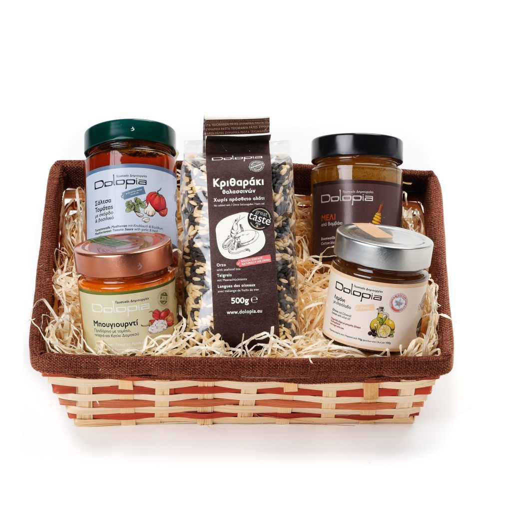 Geschenkkorb Griechische Delikatessen | Die Scheune