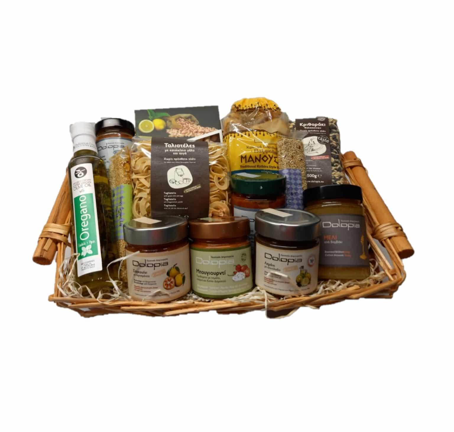 Geschenkkorb Griechische Delikatessen | Die Scheune